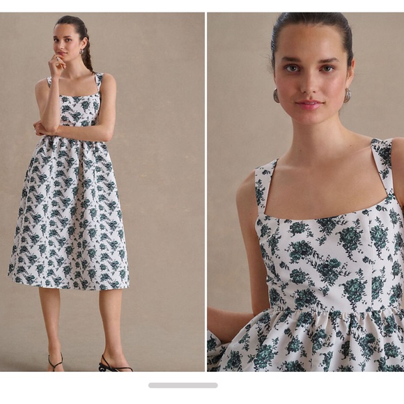 Sachin Babi Blaine Chinoiserie Midi Dress